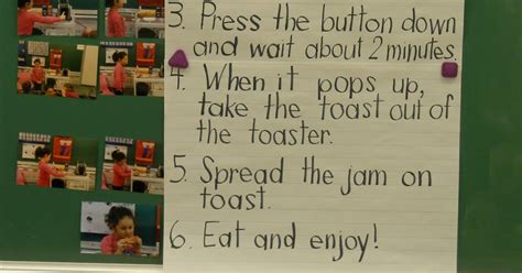 Procedural Text Anchor Chart Chartdevelopment