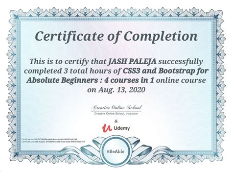 jash paleja on linkedin udemy css3 bootstrap webdesign onlinelearning careerdevelopment