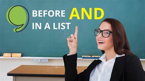 Comma Before And In A List The Definitive Guide