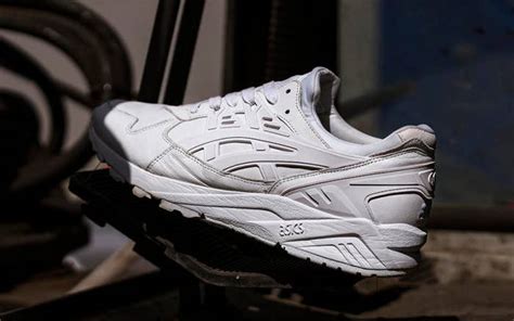 A Very Clean Pair Of Asics With Italian Leather Uppers Complex