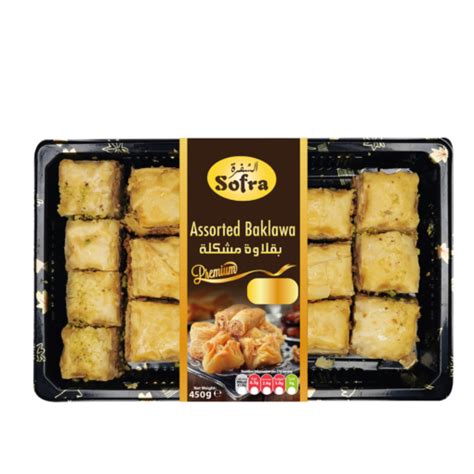 Sofra Assorted Baklawa 6 X 450g Damasgate Wholesale
