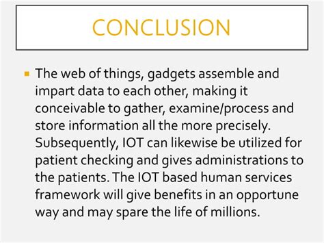 Implementation Of Real Time Iot Based Health Monitoring System Pptx