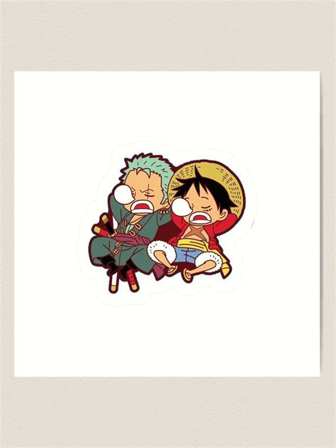 Zoro And Luffy Chibi