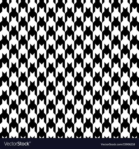 Black Houndstooth Pattern Classical Royalty Free Vector Black Houndstooth Pattern Classical Royalty Free Vector