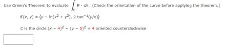 Solved Use Green S Theorem To Evaluate CFdr Check The Chegg Com