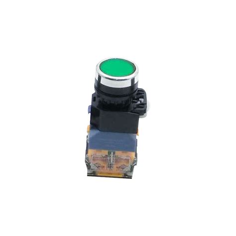 1pc La38 11 Series Dc24v Self Reset Flat Head Push Grandado