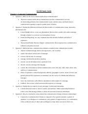 Understanding Communication A Comprehensive SCOM Study Guide Course Hero