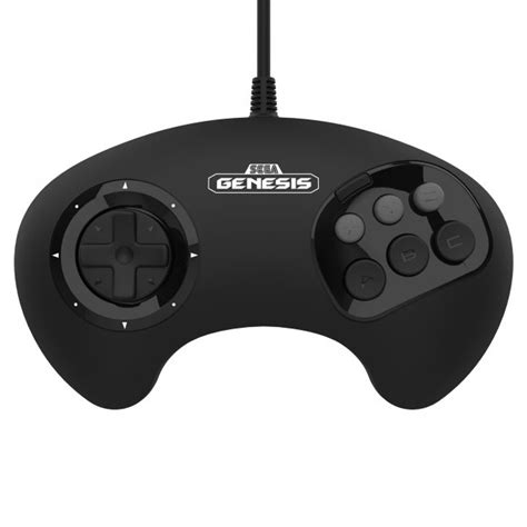 Big6 Wired 6 Button Controller For Sega Genesis Officially Licensed Stone Age Gamer