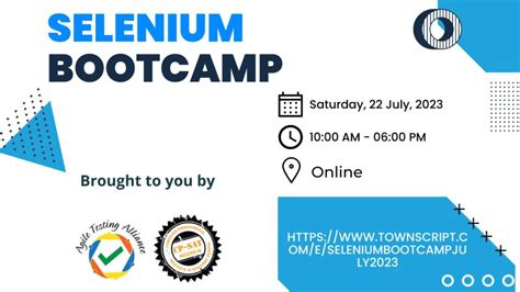 Agile Testing Alliance On Linkedin Selenium Bootcamp Tickets By Agile