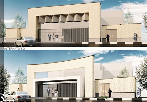 سردر ورودی شهرداری ورامین مهندسین مشاور بوم پاد