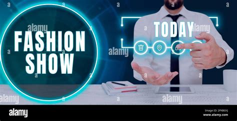 Writing Displaying Text Fashion Show Business Approach Exibition That Involves Styles Of