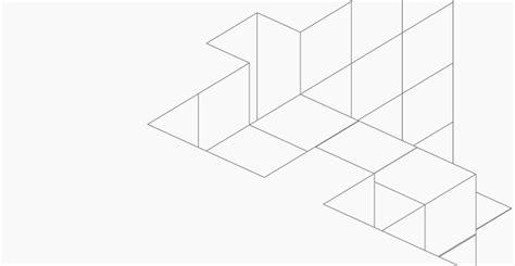 Abstract Black And White Geometric Cube Architecture Line Pattern Background Stok Vektör Sanatı