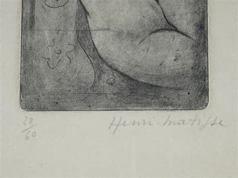 Lot 7 Ltd French Nude Lithograph After Henri Matisse