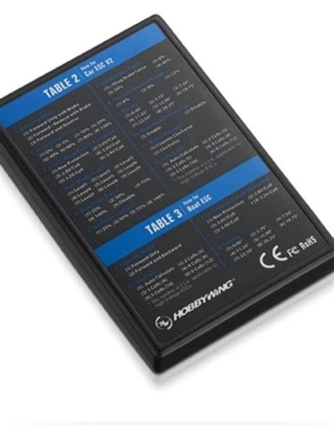 HobbyWing 30501003 LED Program Card Hub Hobby