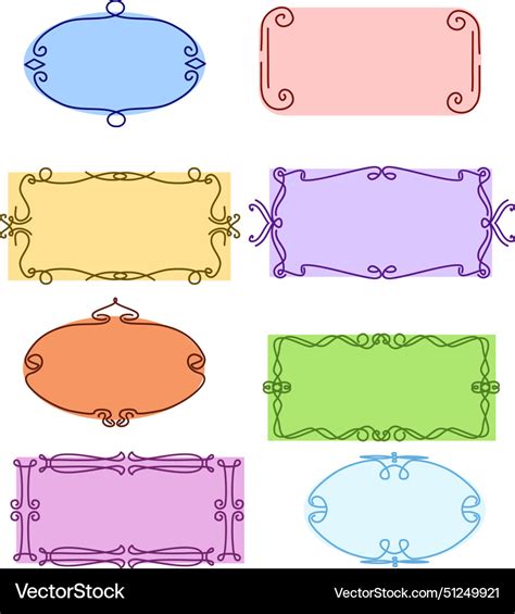 Frame For Inserting Text Royalty Free Vector Image