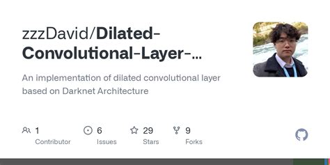 Github Zzzdaviddilated Convolutional Layer Implementation An