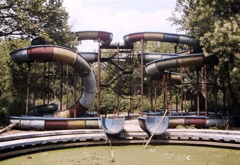Abandoned Amusement Park Ride Abandoned Places Abandoned Water