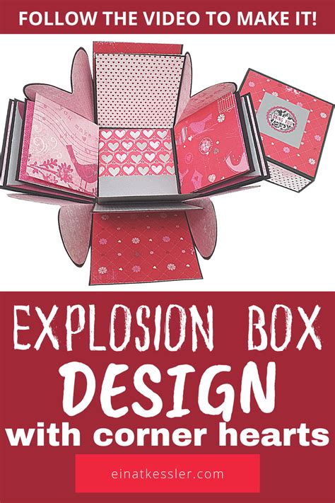 DIY Explosion Box Tutorial Explosion Box Design Paper Box Diy Explosion Box Tutorial