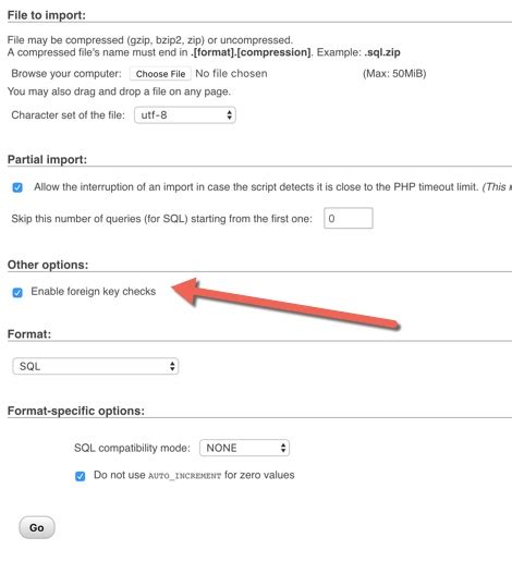 Mysql Cannot Set Foreignkeychecks To 0 Off Stack Overflow