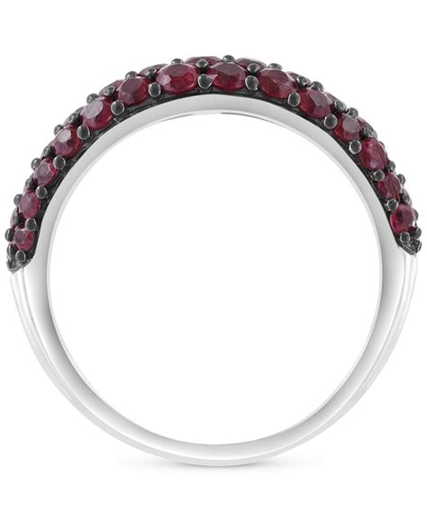 Effy Collection Effy® Ruby Cluster Dome Ring 1 34 Ct Tw In