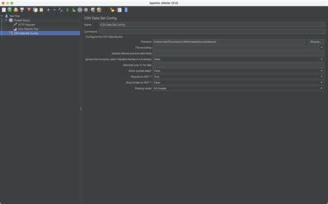 Jmeter Csv 参数文件的使用方法