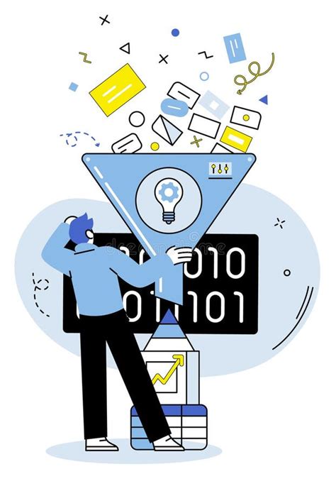 Business Analytics Analysis Market Trends Helps Identify Opportunities For Growth Stock Vector