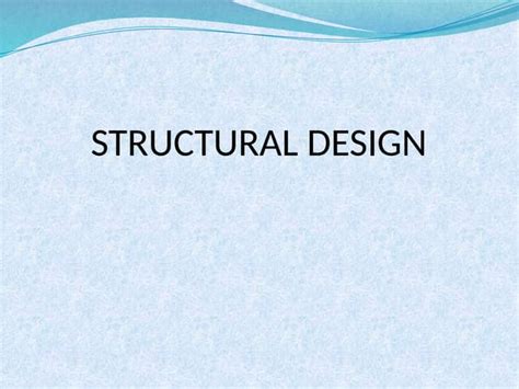 Structural Design For Civil Engineepptx