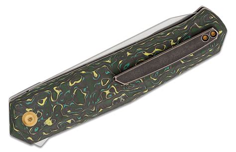 Kansept Knives Integra Flipper Knife 363 S35vn Stonewashed Drop Point