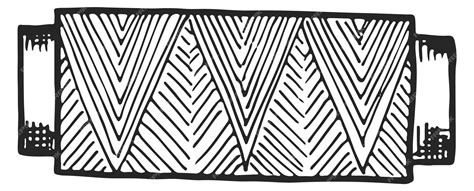 Premium Vector String Spool Sewing Thread Bobbin Black Engraving