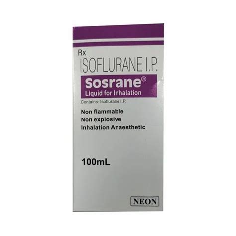 Isoflurane Usp Liquid For Inhalation At ₹ 824 Bottle Anesthesia