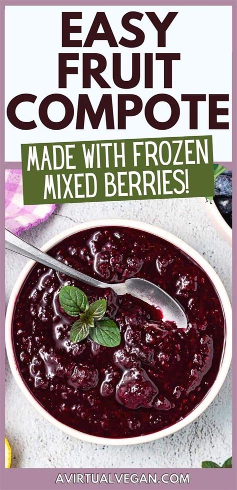 Frozen Berry Compote Recipe