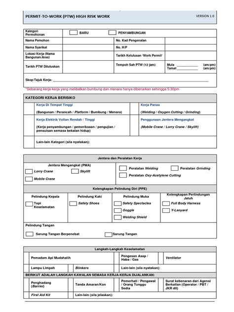 Ptw High Risk Work Olnos Customer Pdf