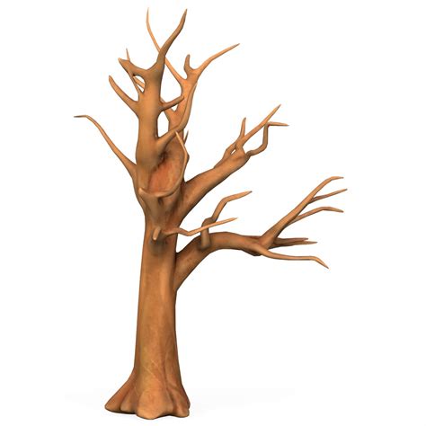 Cartoon Tree Trunk 01 3d Model By Treeworld3d