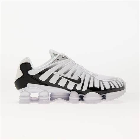 Nike Shox Tl White Black Mtlc Platinum Footshop
