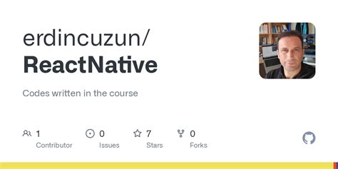 Github Erdincuzun Reactnative Codes Written In The Course
