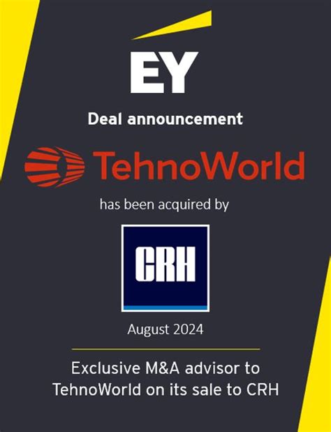 Iulia Bratu On Linkedin Ey Romania Advised The Founders Of Tehnoworld The Leading Polyethylene…