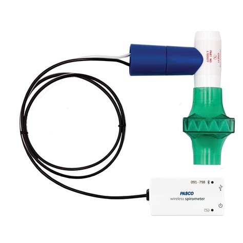 Pasco Wireless Spirometer Flinn Scientific