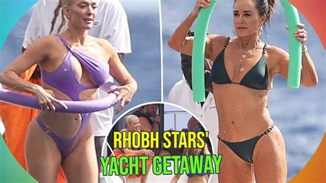 Sunshine And Surprises Rhobh Stars Enjoy Epic Yacht Getaway In St Lucia