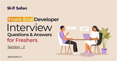 Skill Safari On Linkedin Front End Developer Interview Questions And