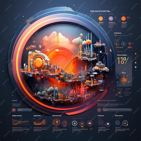 Premium Photo Web Dashboard Iot Analytics Sensor Data Analysis Device