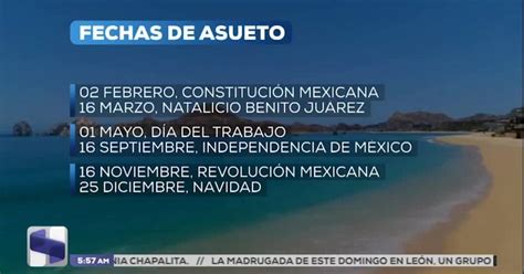 Días De Descanso Obligatorio Del 2026 Estas Serán Las Fechas De Asueto