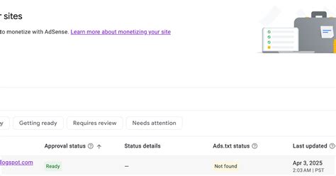Fixing The Adstxt Not Found Issue On Blogspot 2025 Step By Step