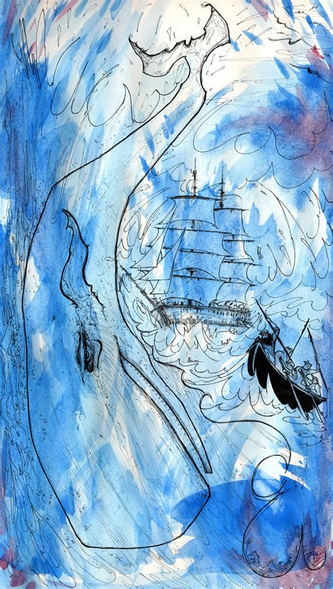 Moby Dick On Behance Moby Dick On Behance