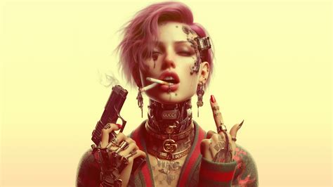 2560x1440 Badass Cyberpunk Queen 1440p Resolution Hd 4k Wallpapers
