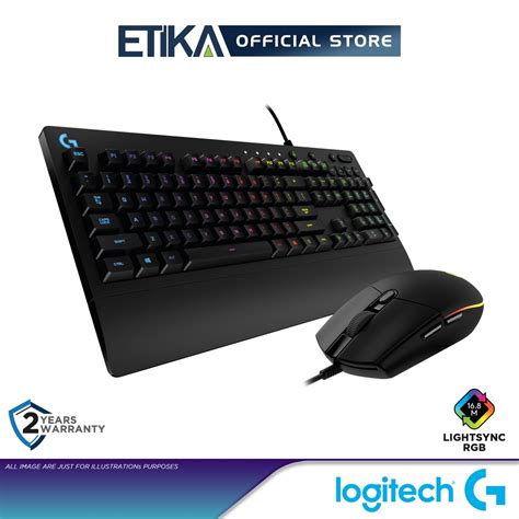 Bundle Set Logitech G PRODIGY Gaming Bundle Set Logitech G213 Gaming Keyboard Logitech