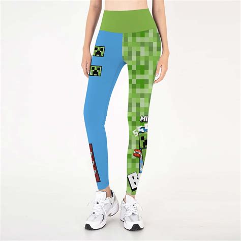 Minecraft Creeper Womens Leggings Comfortable And Stylish