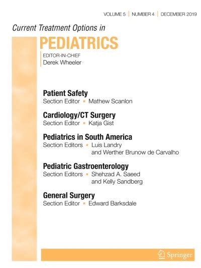 Paediatric Early Warning Systems In 2019 What We Know And What Weve Yet To Learn