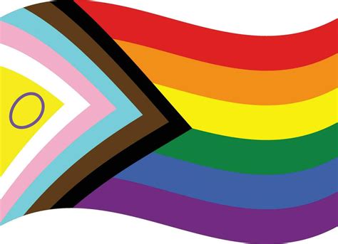 Intersex Progress Pride Flag New Lgbtq Pride Flag 35038402 Vector Art