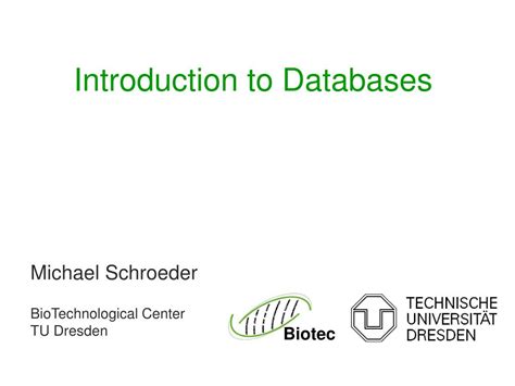 Ppt Introduction To Databases Powerpoint Presentation Free Download
