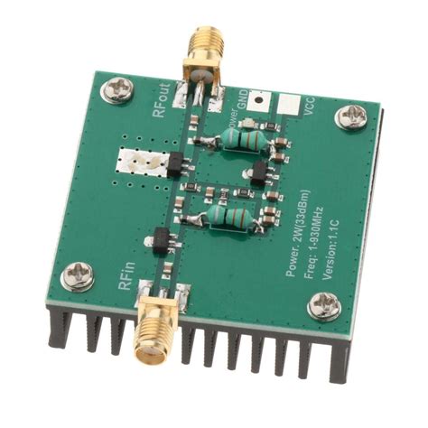 W RF Amplifier Low Noise Signal Amplifier Module RF Broadband Amazon In Electronics